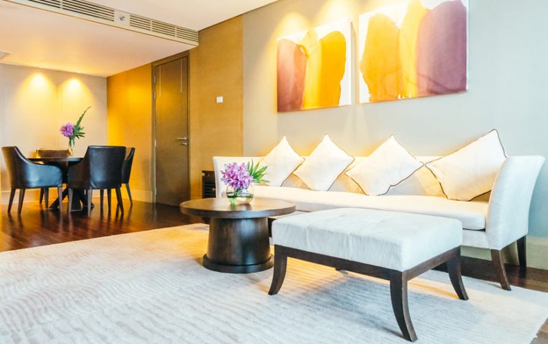 Decorar un salón rectangular - Miroytengo