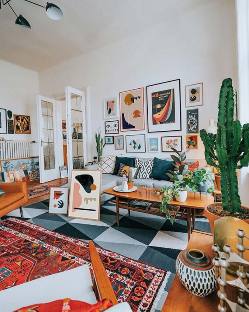 ≫ Cómo combinar los muebles de color miel en el salón【FOTOS】